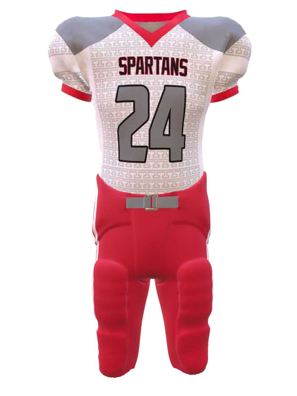 Saver Series - "Spartan" Custom Sublimated Football Set - All Sports ...