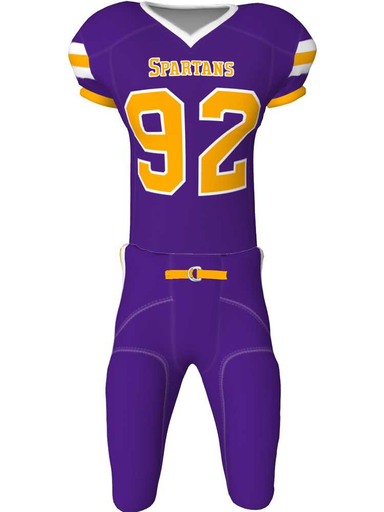 Quick Ship - "Touchdown" Custom Sublimated Football Set - All Sports ...