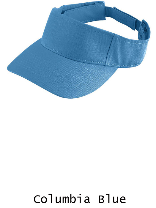 "Home Run" Cotton Twill Softball Visor - All Sports Uniforms