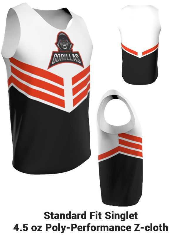 Control Series - Adult/Youth "Flow" Custom Sublimated Track Singlet ...