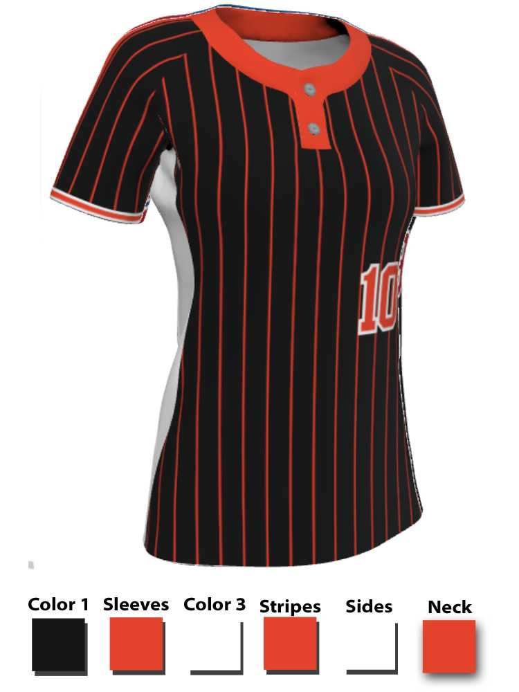 Control Series Premium "Stopper" Custom Sublimated 2 Button Softball ...