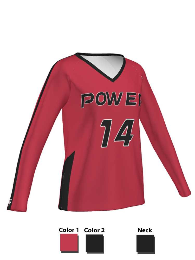 Quick Ship "Borderline" Custom Sublimated Volleyball Jersey - All ...