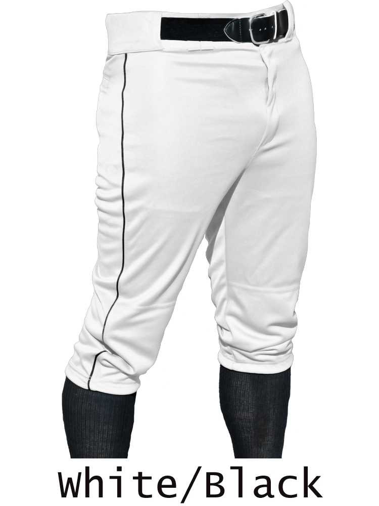 Adult 14 oz "Lightning Piped Knicker" Baseball Pants with Piping ...