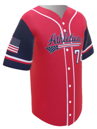 Best Button Front Sublimated Baseball Jerseys | USA