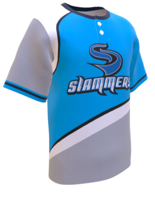 2 Button Sublimated Baseball Jerseys | Control Series Jersey