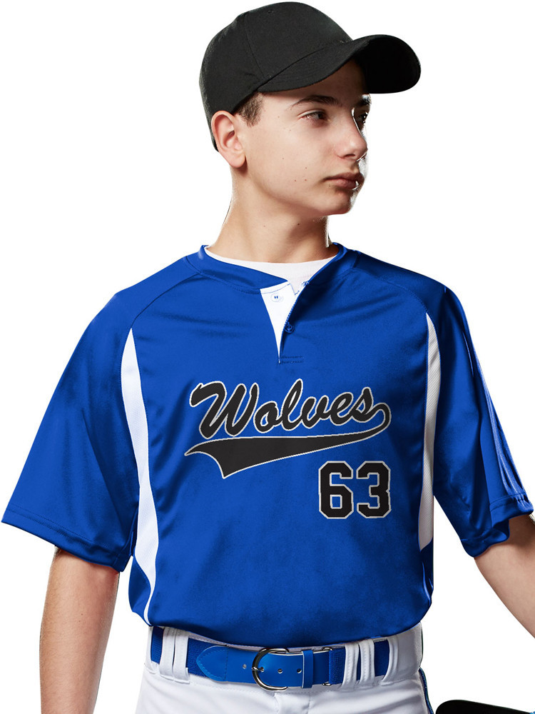 Buy Two-Button Baseball Jersey | Youth Two-Button Jersey