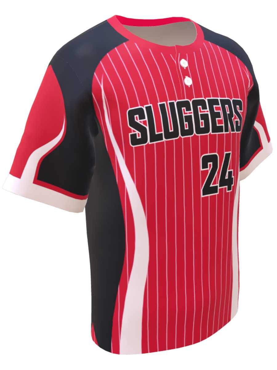 2 Button Sublimated Baseball Jerseys | Control Series Jersey