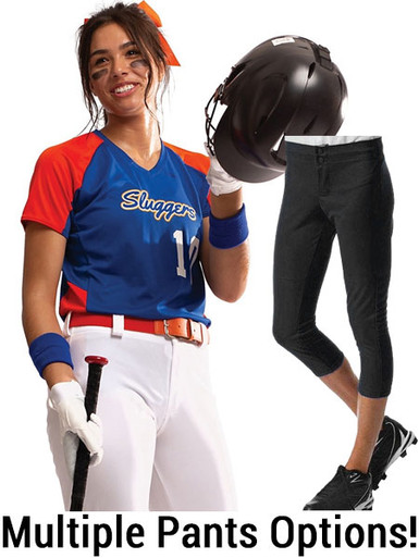 Womens/Girls "Smooth Performance Cutter" Softball Uniform Set - All ...