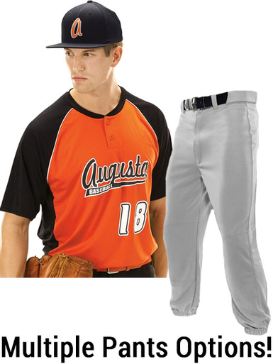 Adult/Youth "Smooth Performance Hardball" Two-Button Baseball Uniform ...