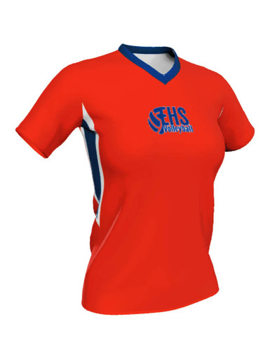 Quick Ship "Short Sleeve Digitech" Custom Sublimated Volleyball Jersey ...