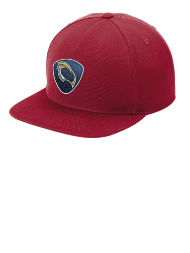 High Profile Flat Bill Baseball Cap