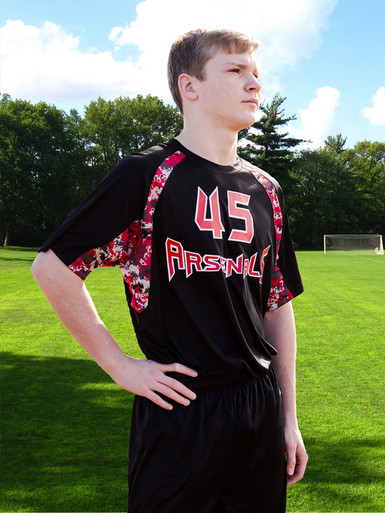 Adult "Digital Camo Raider" Soccer Uniform Set - All Sports Uniforms