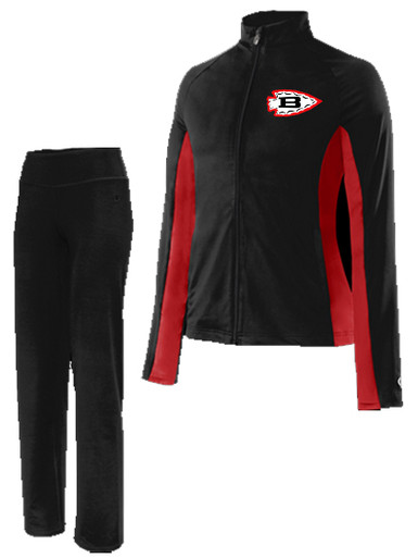 Womens/Girls Champion "Performance Contour" Full Zip Warm Up Set - All ...