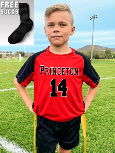 Adult/Youth "Smooth Performance Cutter" Flag Football Uniform Set - All ...