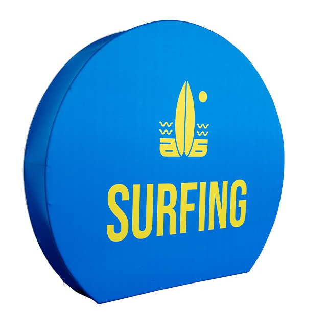 Custom 8ft 3D Circle Backdrop Display - Custom Banner Lab