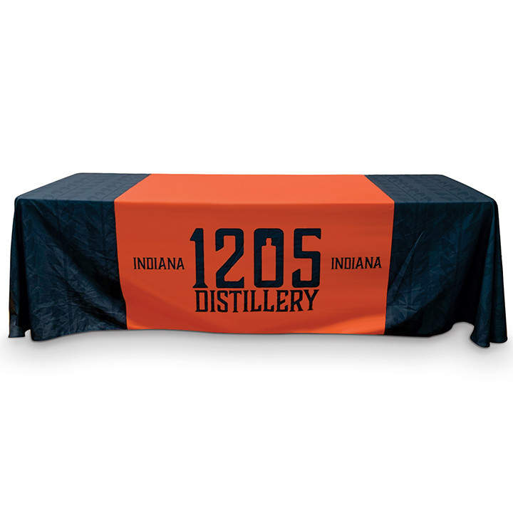 4-Sided Closed-Back Edge to Edge Custom Printed Tablecloth