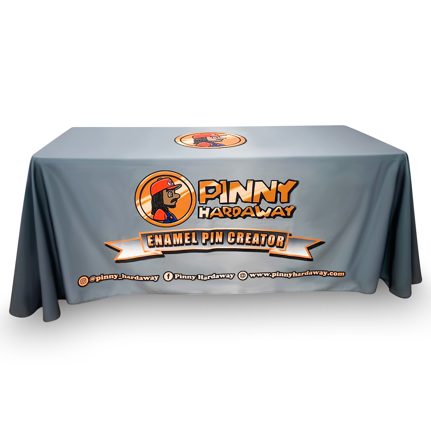 4-Sided Closed-Back Edge to Edge Custom Printed Tablecloth