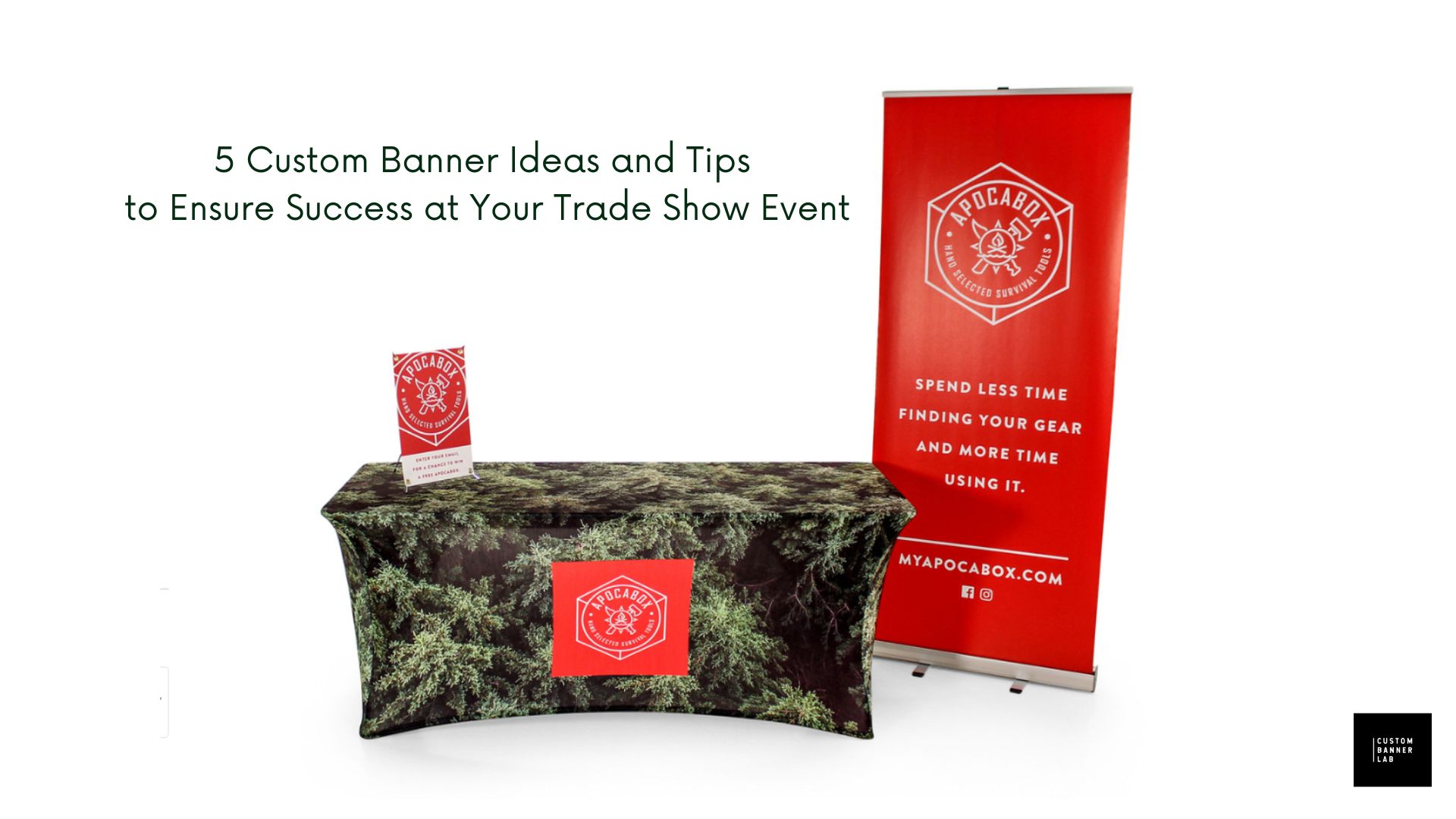 5 Custom Banner Ideas and Tips to Ensure Success at Your Trade Show Event - Custom Banner Lab