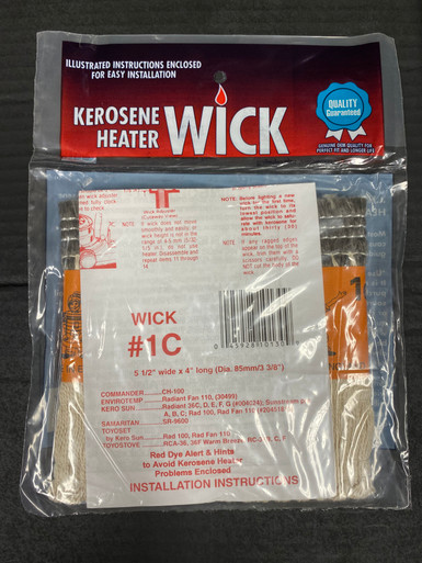 Wick #1C for: KERO SUN: Radiant 36C, D, E, F, G (#004024); Sunstream ...