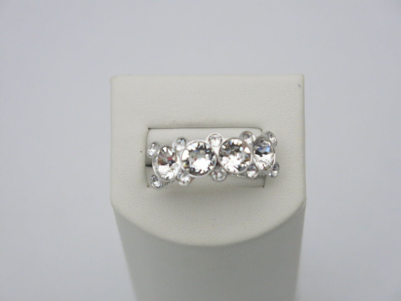 Rebecca Ring with White Crystals | Best Jewelry Accnts