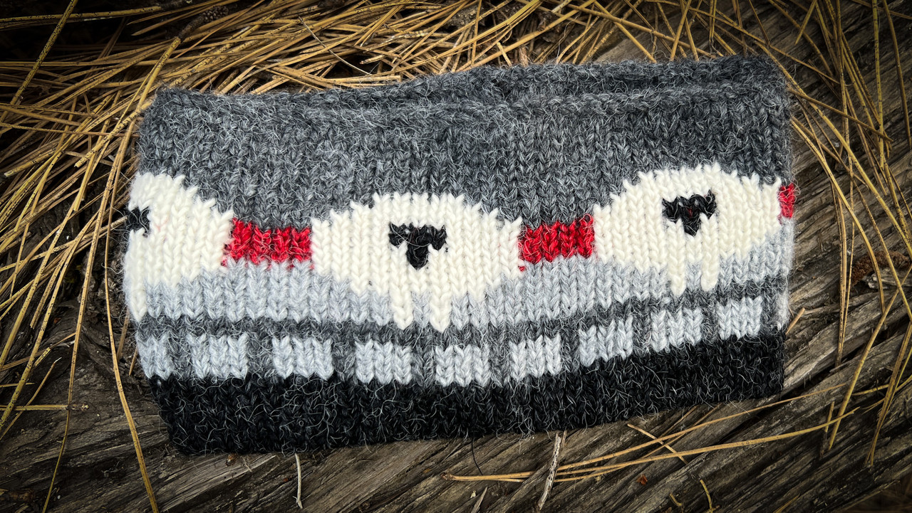 Peruvian Trading co. Hat & Cut off mittens