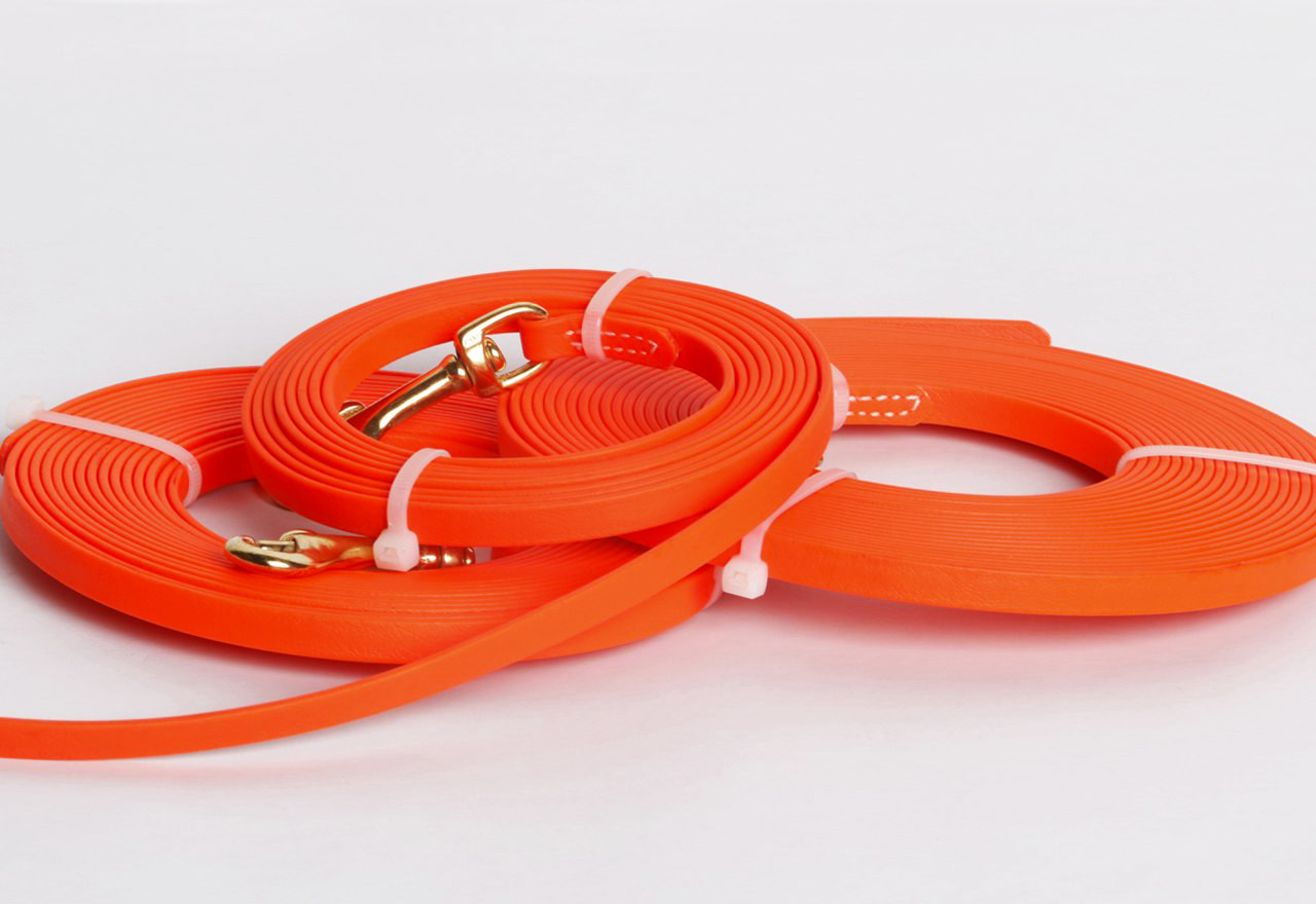 long line / check cord, made from biothane