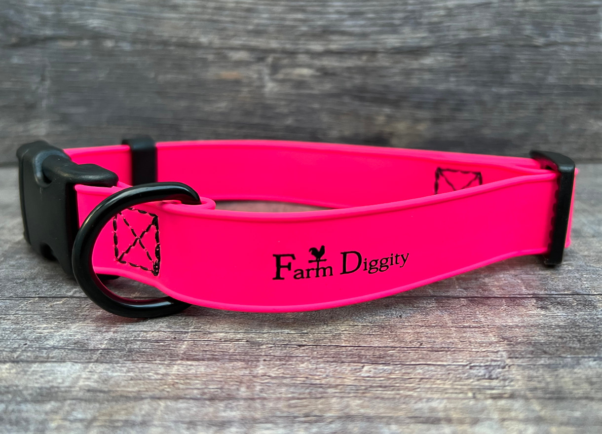 Adjustable buckle Biothane Dog Collars