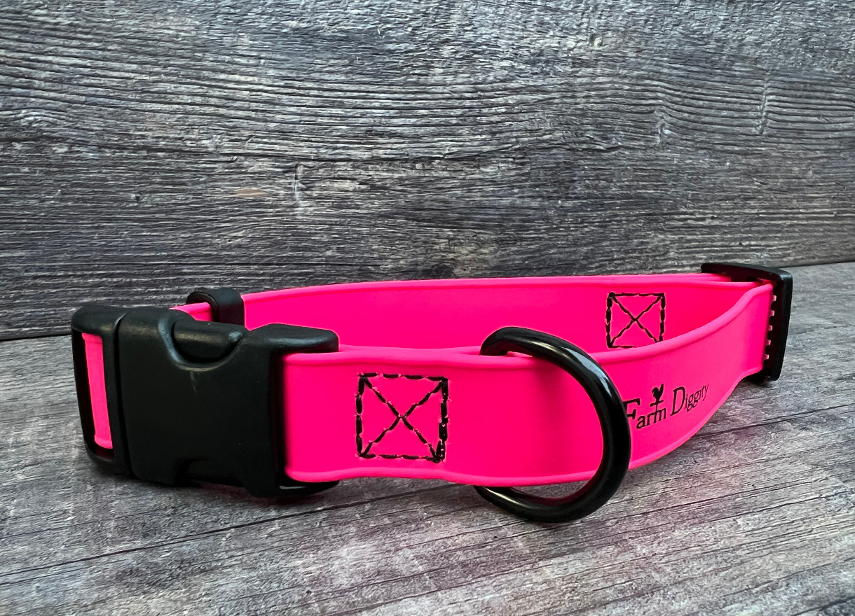 Adjustable buckle Biothane Dog Collars
