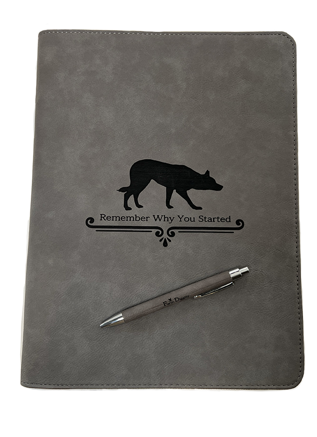 Farm Diggity, Zipper Portfolio, Journal comes with Pad and Pen
