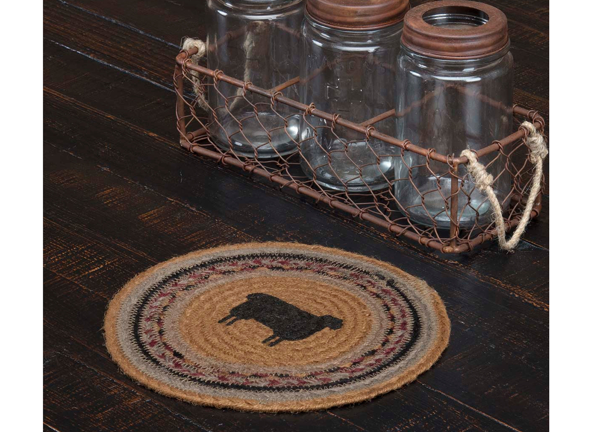 The Heritage Farms Sheep Jute Trivet