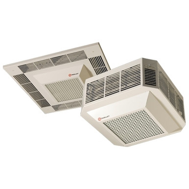 Ouellet ODS 3000W - (480V/3Ø): Ceiling Fan Heater, Surface Mounted ...