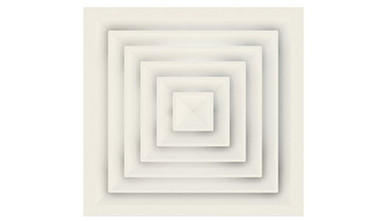 AMSR - Aluminum Diffuser, Lay-In, 12x12, 8 RD, 12S, 24x24 - ChopAir