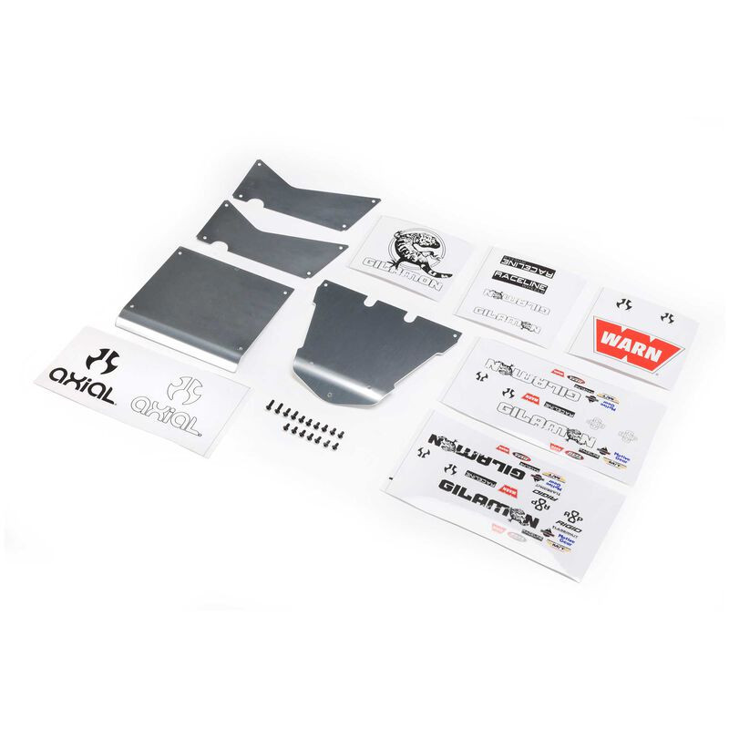 Axial Aluminium Body Panel Set, AXP8 | Buy Bodies & Decals at ...
