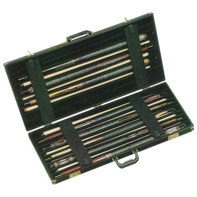 Ten Pool Cue Carrying and Display Case | BorderBilliards.com