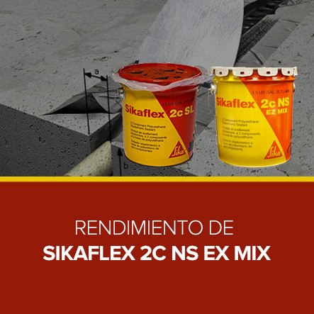 Rendimiento de Sikaflex 2C NS EX MIX - CTRES
