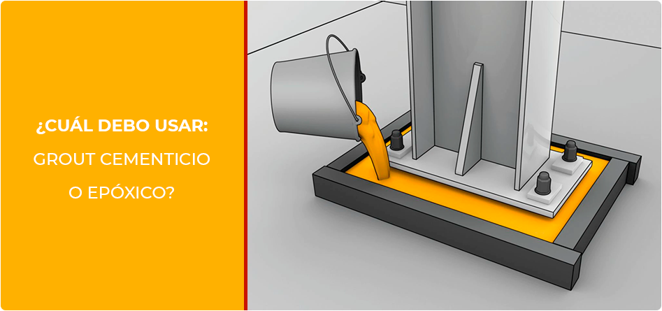 ¿Cuál debo usar: Grout cementicio o epóxico? - CTRES