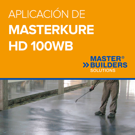 Aplicación de MasterKure HD 100WB - CTRES