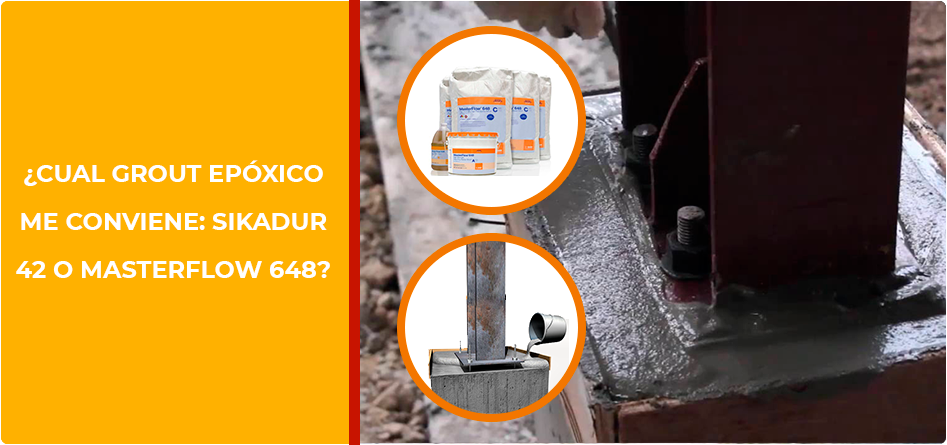 ¿Cual grout epóxico me conviene: Sikadur 42 o MasterFlow 648? - CTRES
