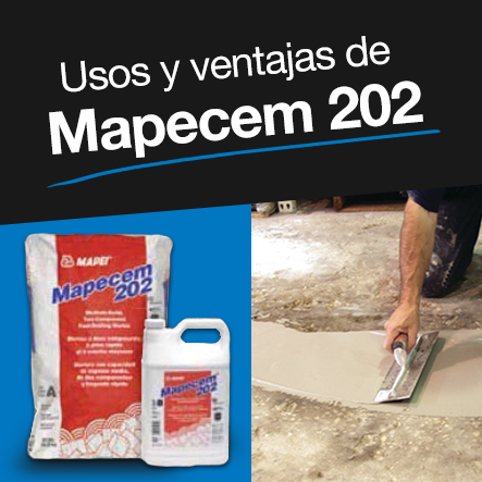 Usos y ventajas de Mapecem 202 - CTRES