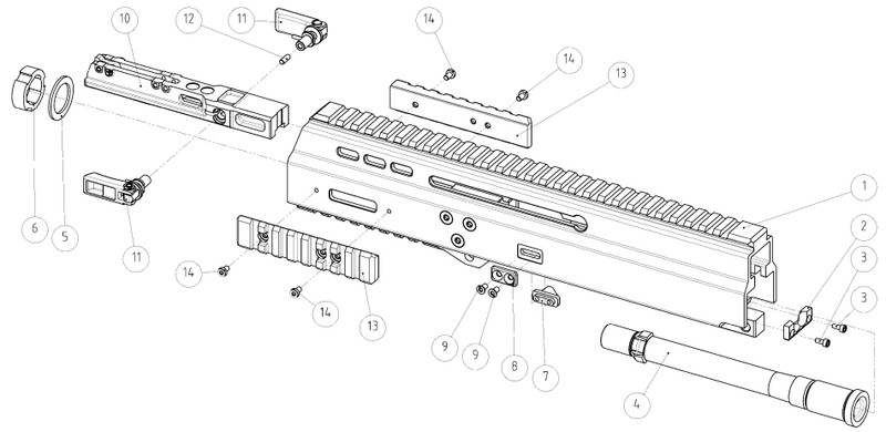 BT-KIT0014 - Barrel kit for APC9