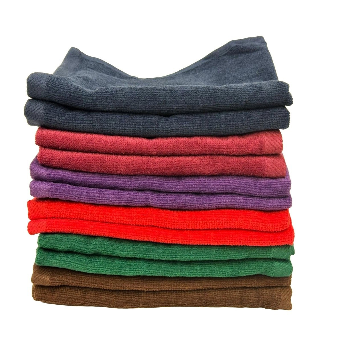 Wholesale Towels > Assorted Color Packs > 11x18 12 Pack Fingertip ...