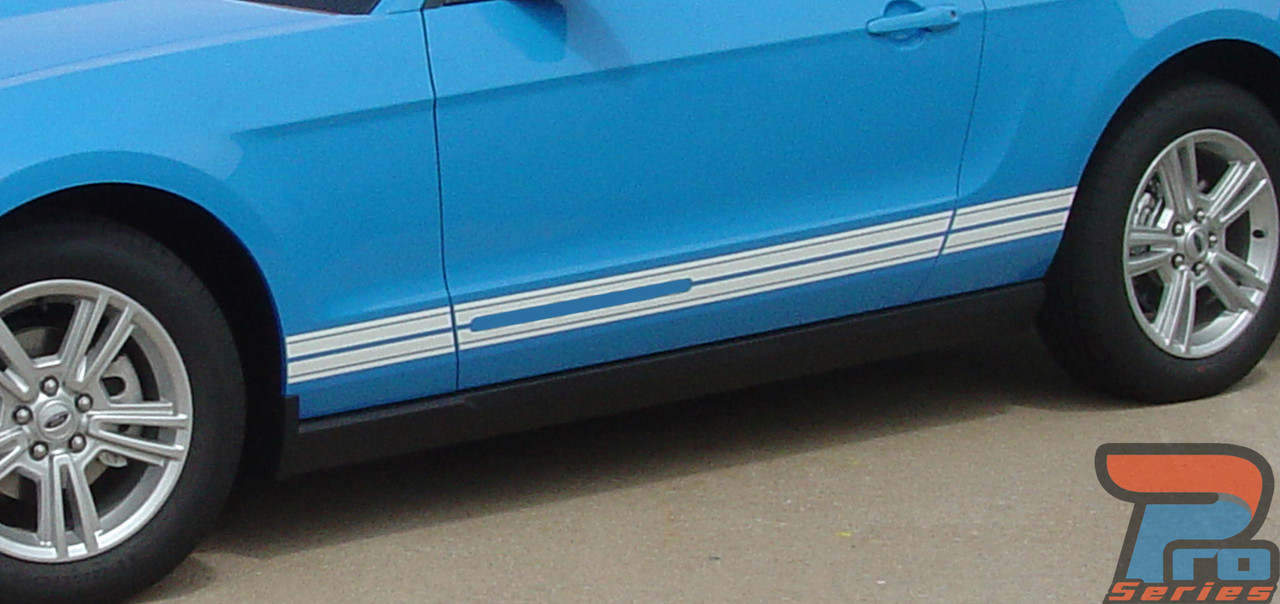 STAMPEDE ROCKER | Ford Mustang Rocker Stripes & Graphics | Door Decals