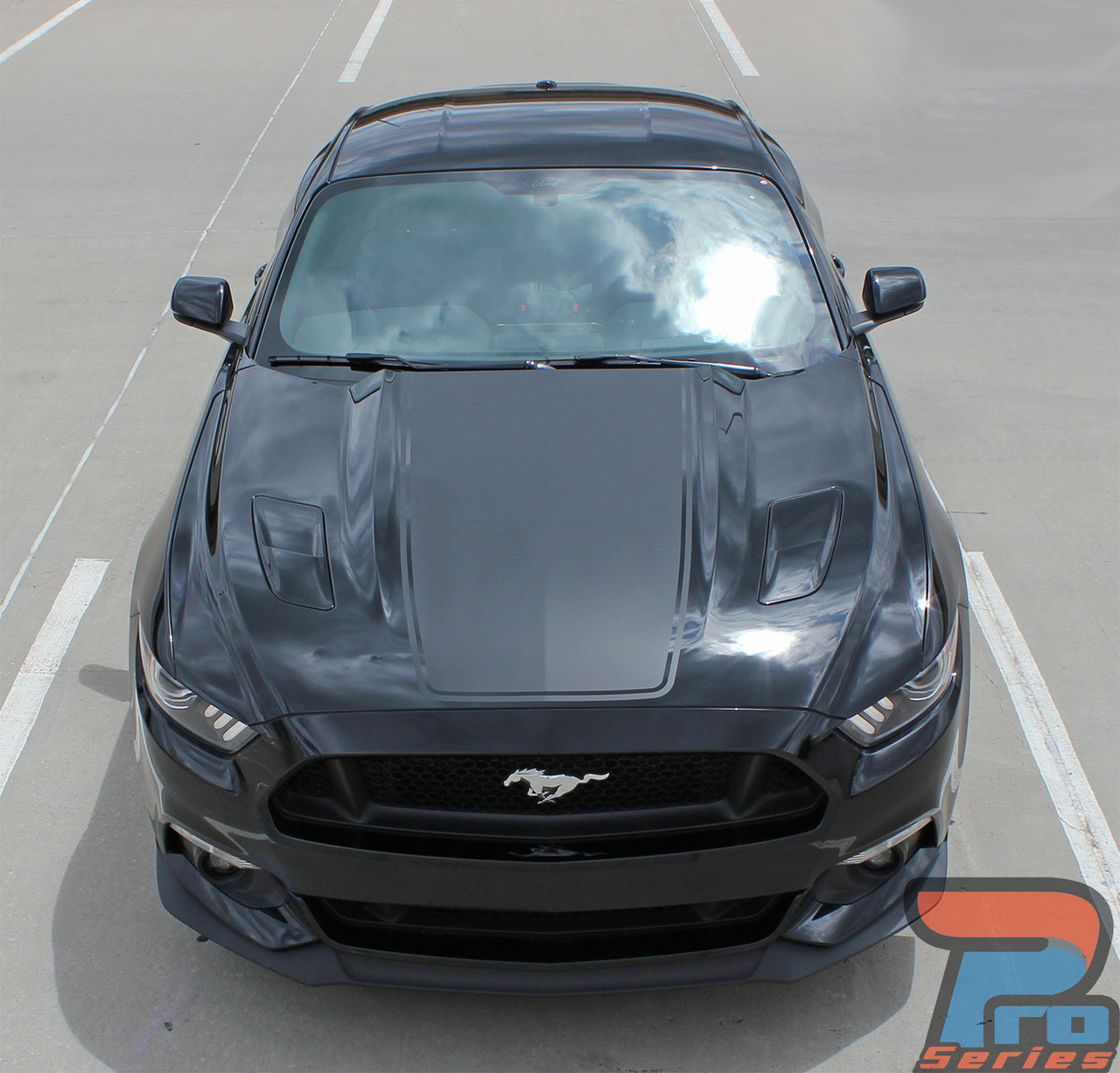MEGA HOOD | Ford Mustang Hood Decal | Mustang Hood Vinyl Graphic