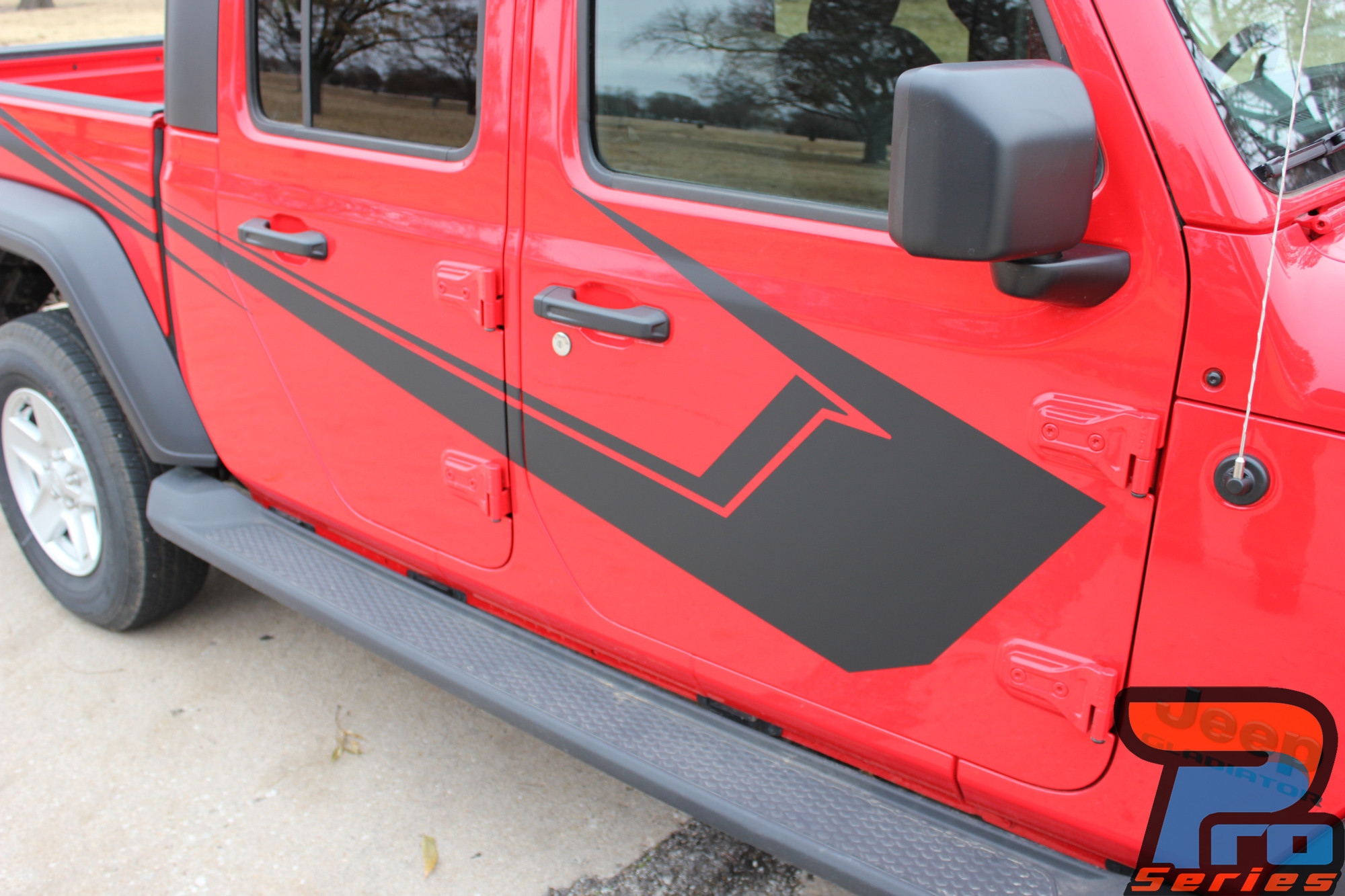 Jeep Gladiator Side Decals | Gladiator Body Stripes | PARAMOUNT SOLID