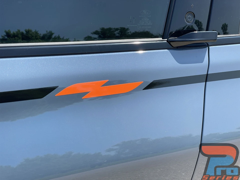 MACH-E HIGH VOLTAGE | Ford Mustang Mach-E Side Stripes | Electric ...