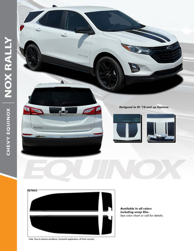 Chevy Equinox Stripes Vinyl Graphic Decal | 2018-2024 NOX RALLY
