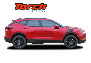 TORCH Fender to Hood Stripes for Chevy Blazer | Vinyl Decal Kit