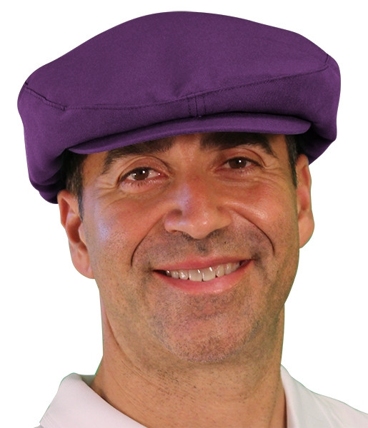 Mens Golf Caps | Microfiber | Orange