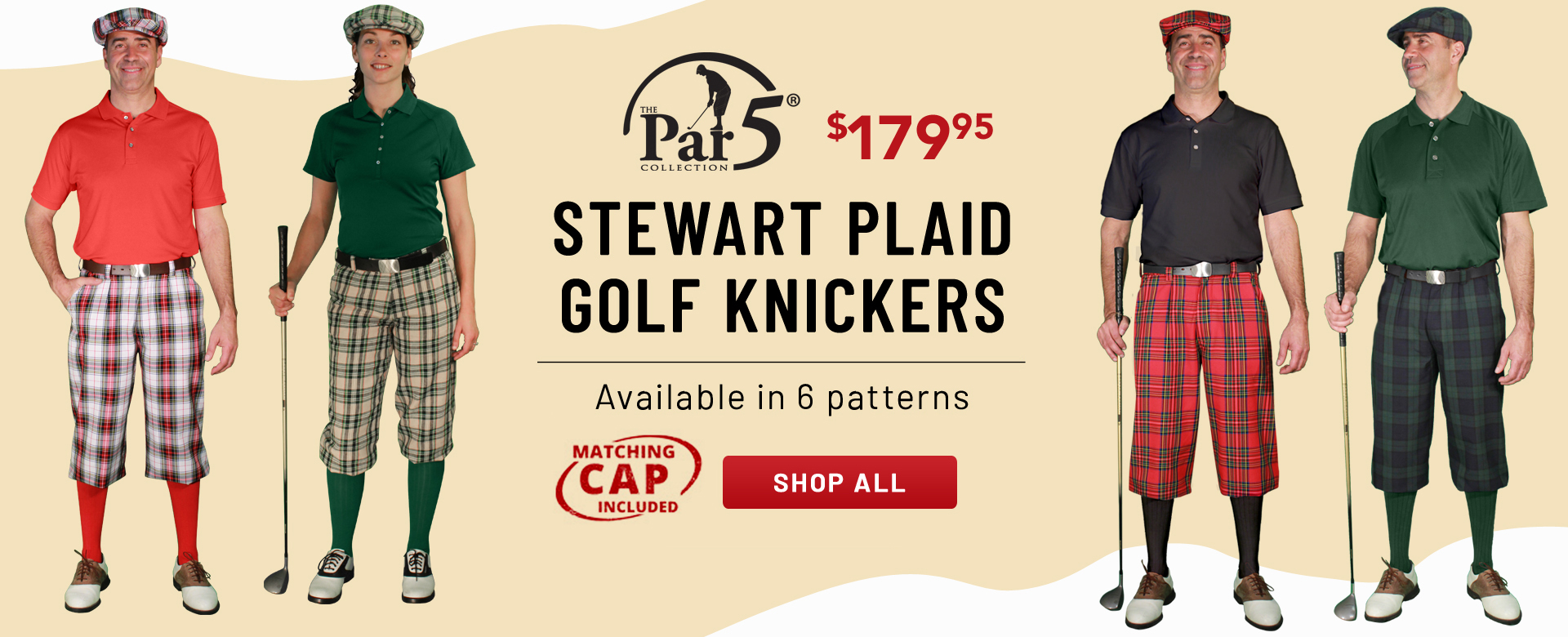 Golf Knickers | Traditional Golf Apparel | Plus Fours