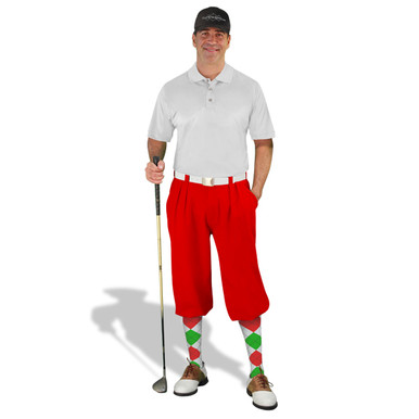 Mens White & Red Championship Outfit